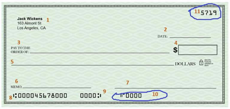 What Are The Different Components Of a Bank Check?