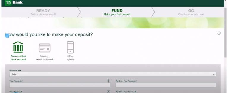 How to Open TD Bank Account