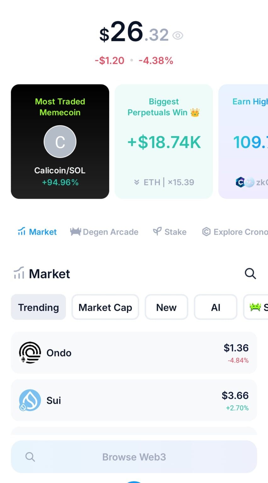 How to Set Up & Use Crypto.com Onchain? Top Features & Live Examples